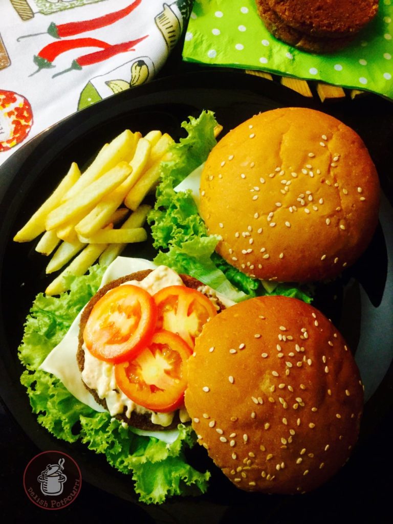 cracked-wheat-and-cottage-cheese-burger-pattiesdalia-and-paneer-veggie ...